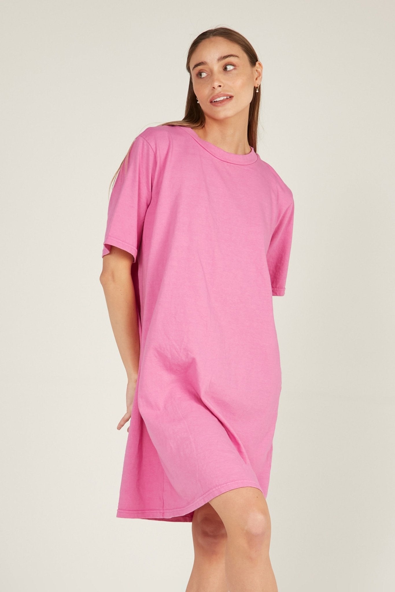 NUNA DRESS - FLAMINGO
