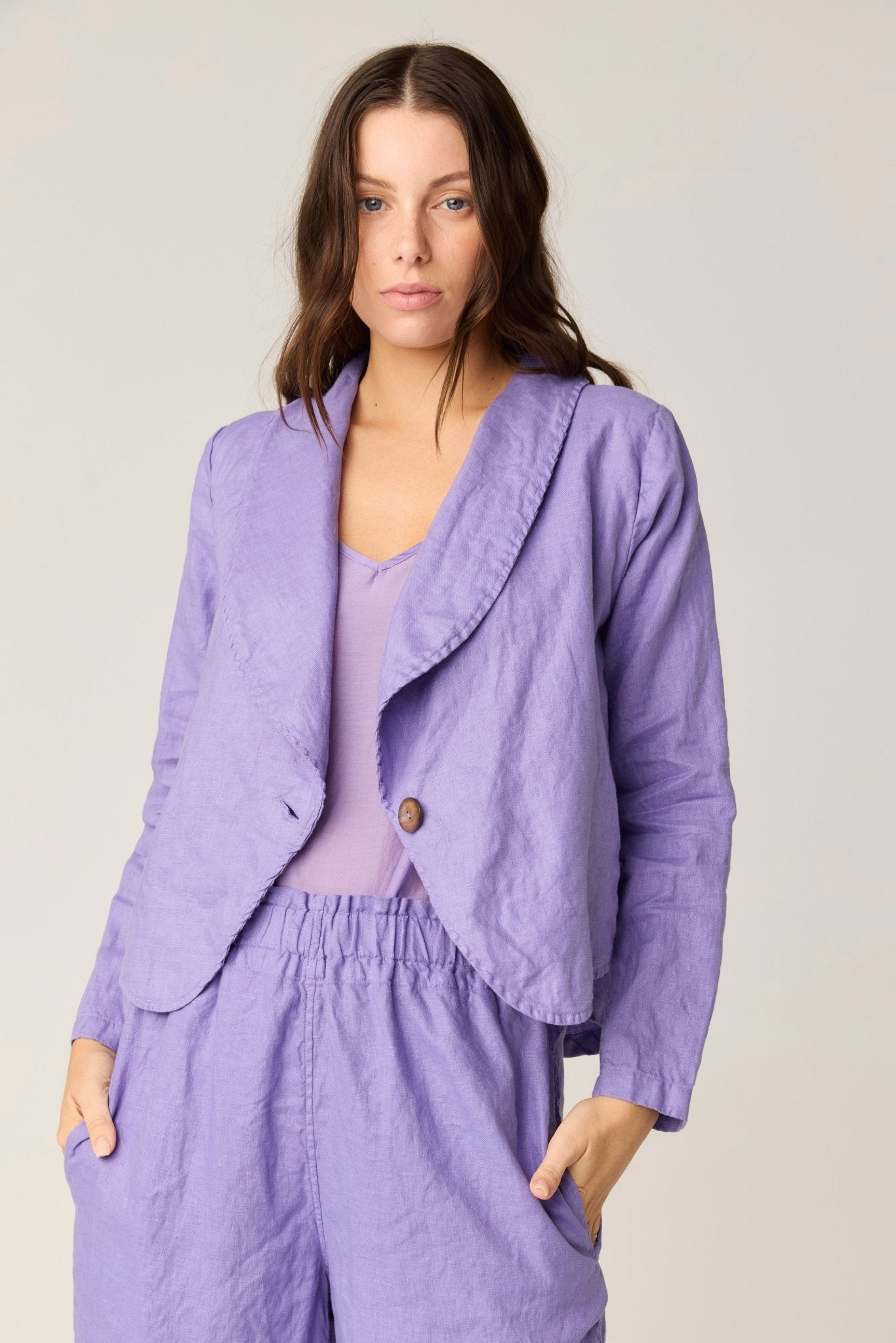 BOX JACKET - LAVENDER