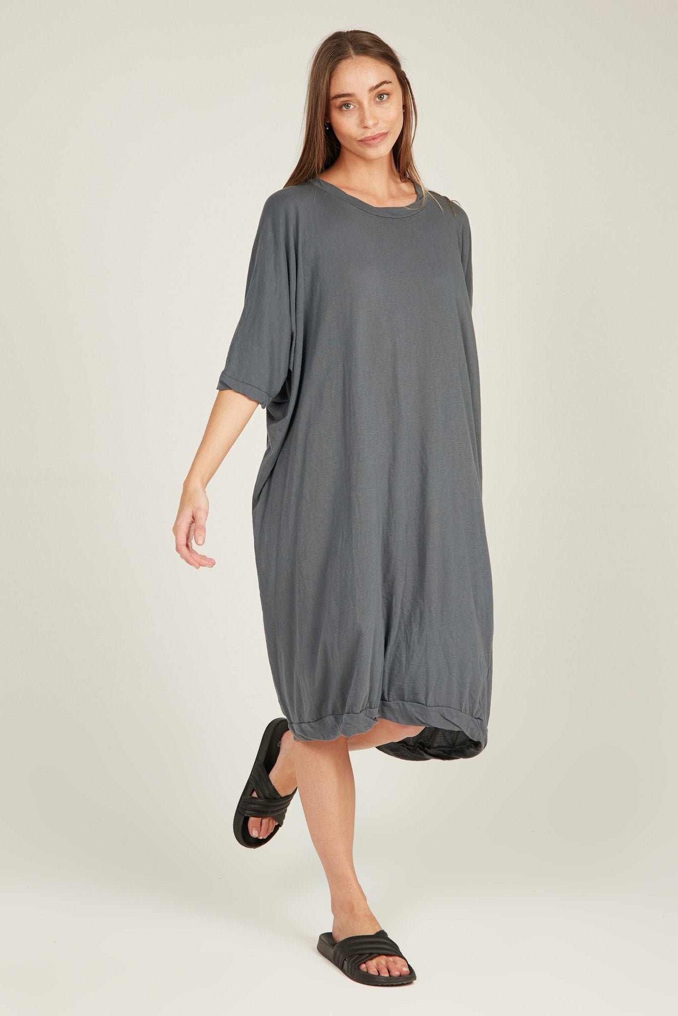 SANDY DRESS - CHARCOAL